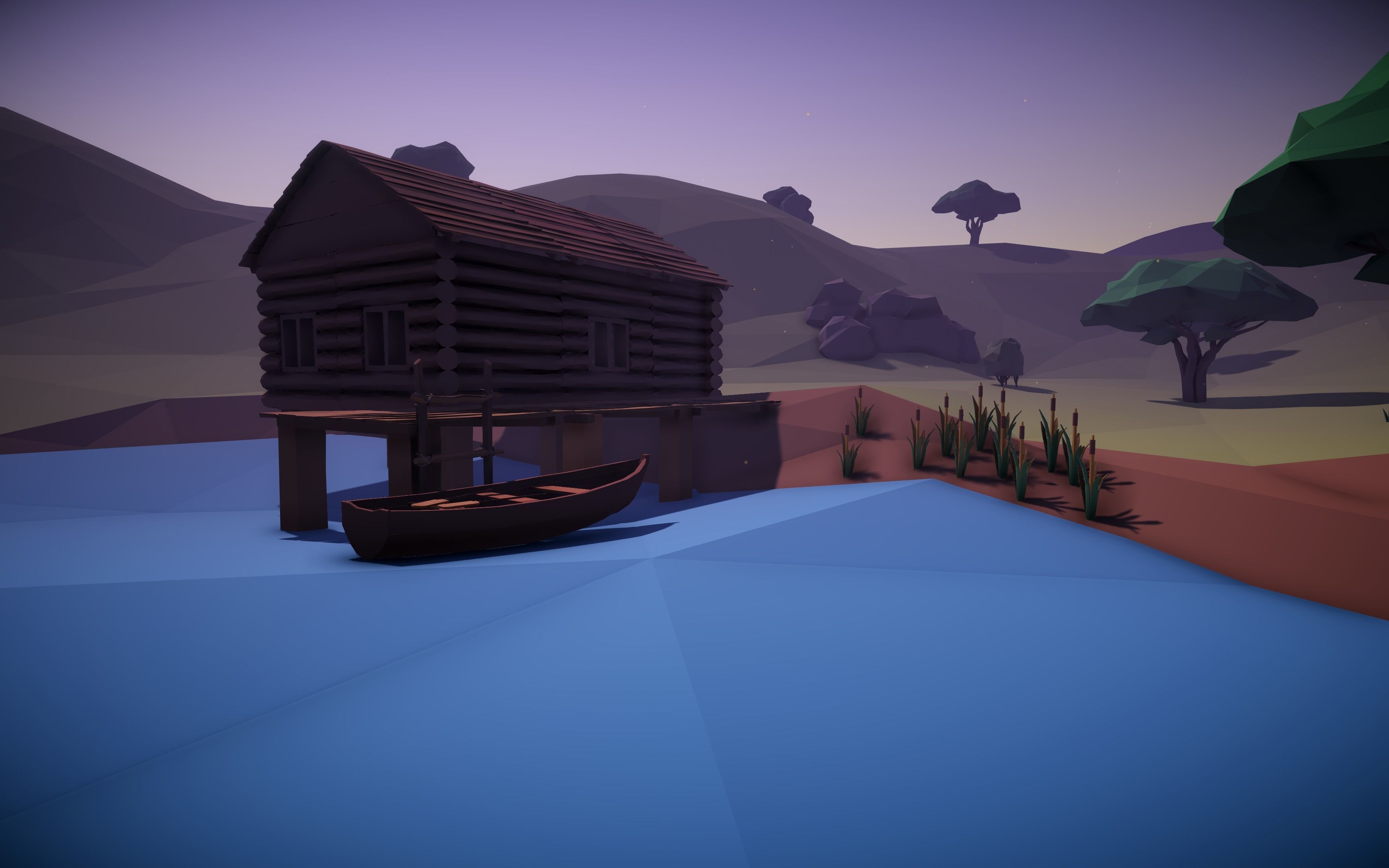 3D model Low Poly Survival modular Kit VR and Mobile VR / AR / low-poly ...