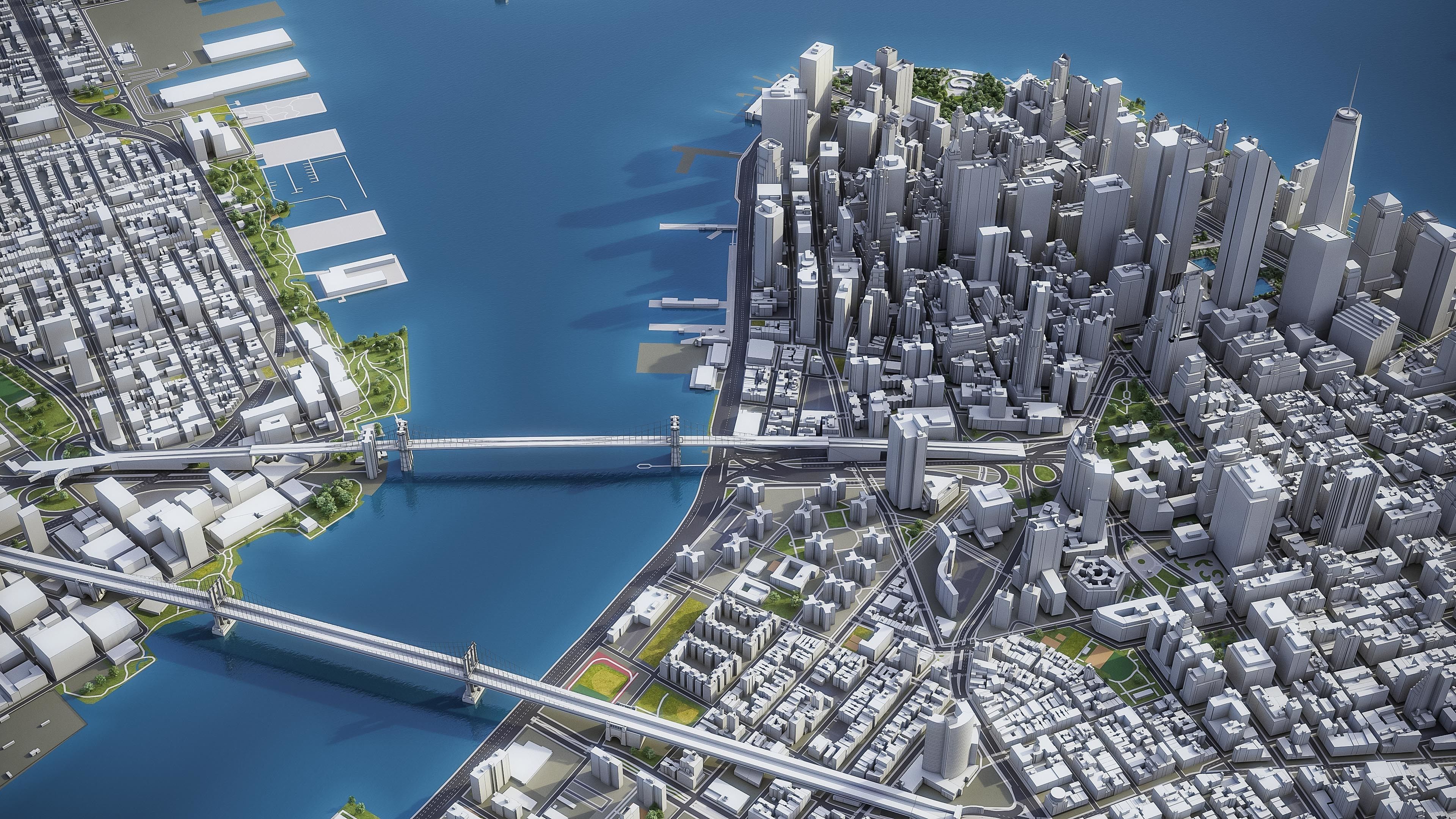 3D model New York VR / AR / low-poly | CGTrader