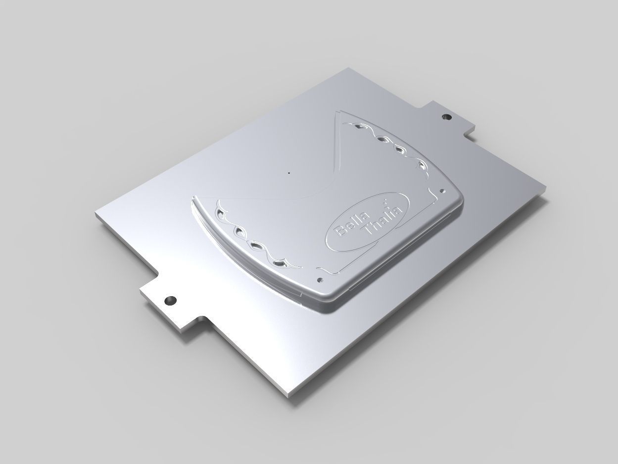 Match plate pattern 01 free 3D model | CGTrader