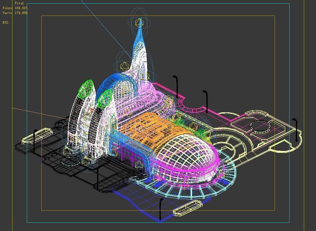 Different dimension - City State Hospital 02 3D model | CGTrader