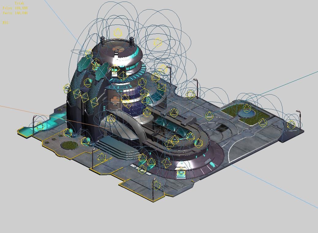 Different dimension - city state hospital 03 3D model | CGTrader