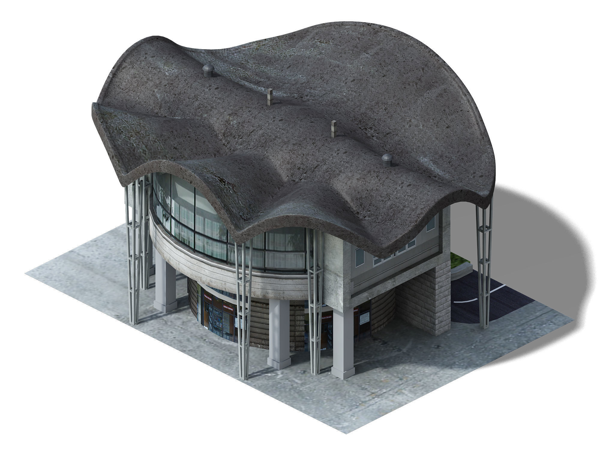 Heterogeneous - Building 02 3D model | CGTrader