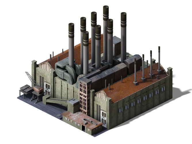 Heterogeneous - Building 10 3D model | CGTrader