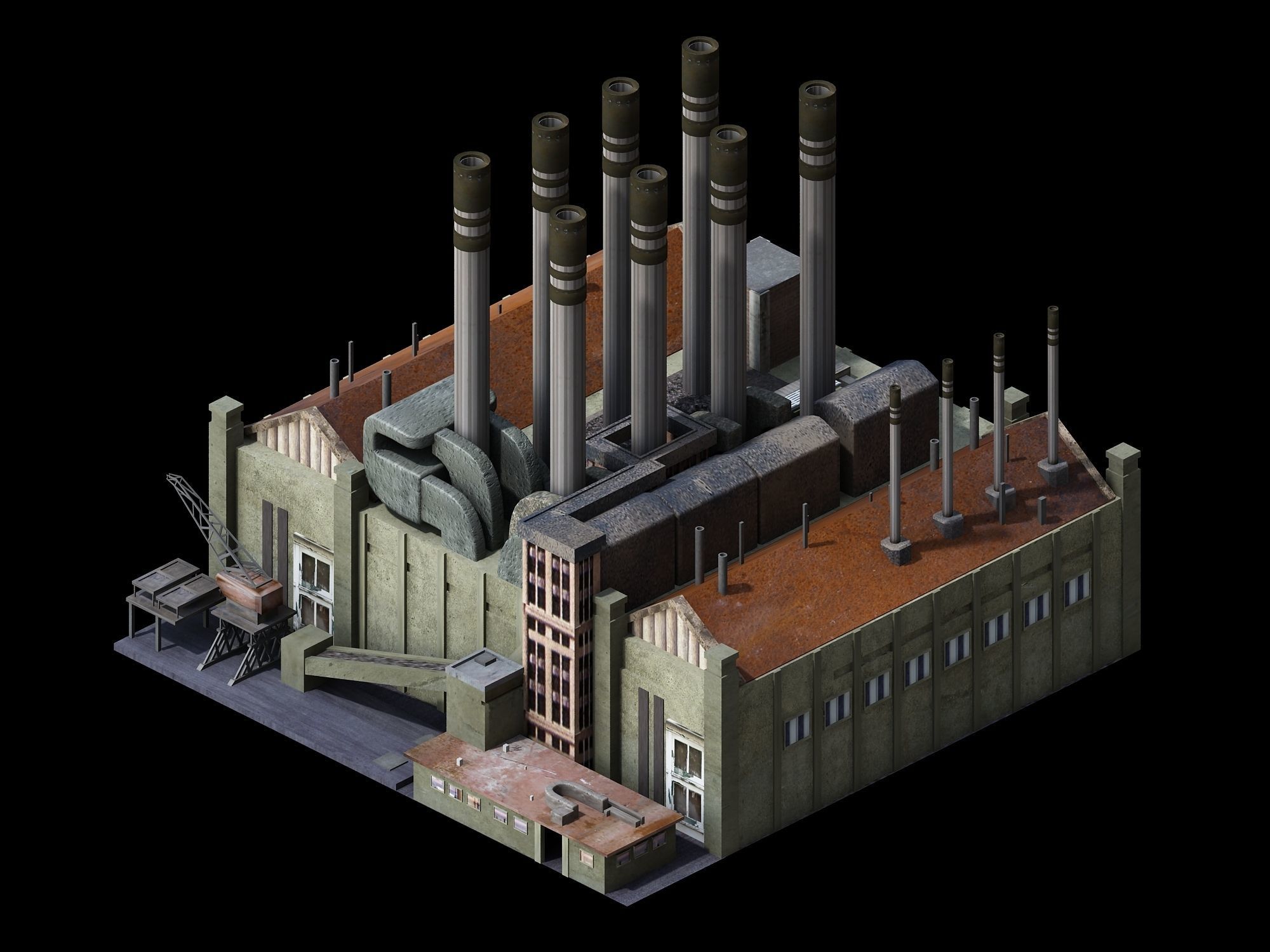 Heterogeneous - Building 10 3D model | CGTrader