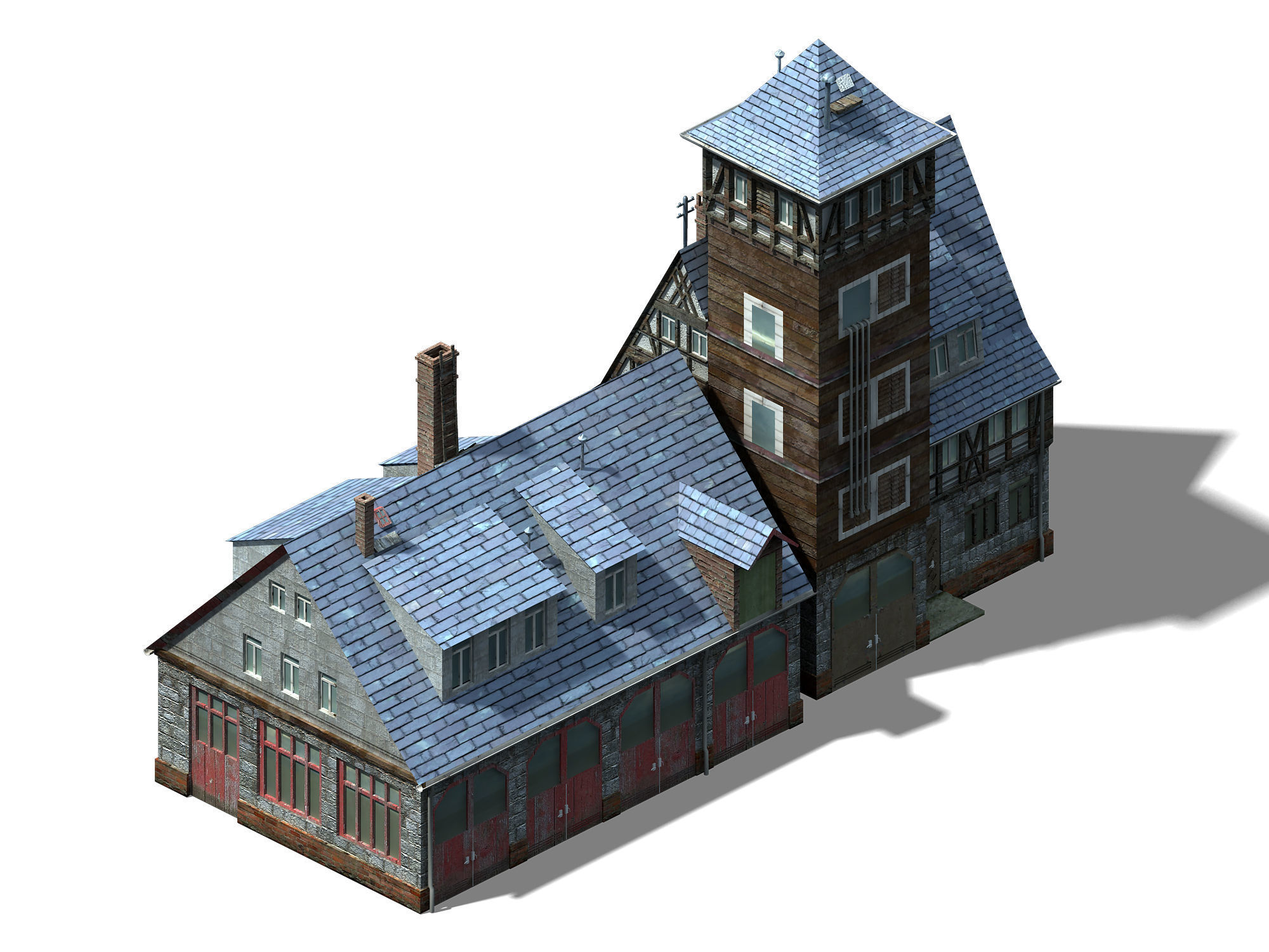 Heterogeneous - Architecture - Building 02 3D model | CGTrader