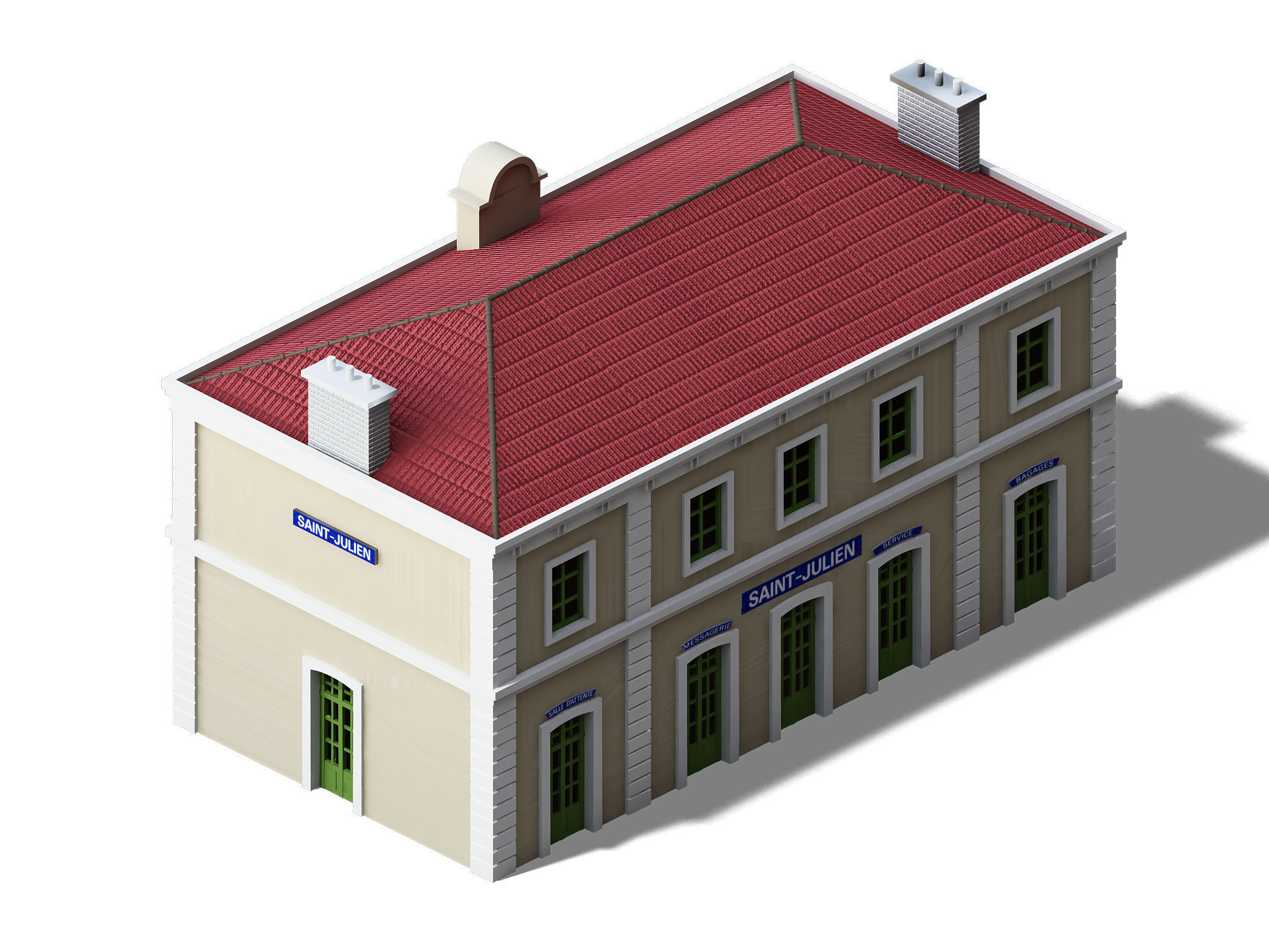 Heterogeneous - Building - Building 16 3D model | CGTrader