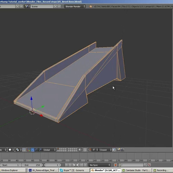 Racing Ramp_Modeling_Part1 and 2
