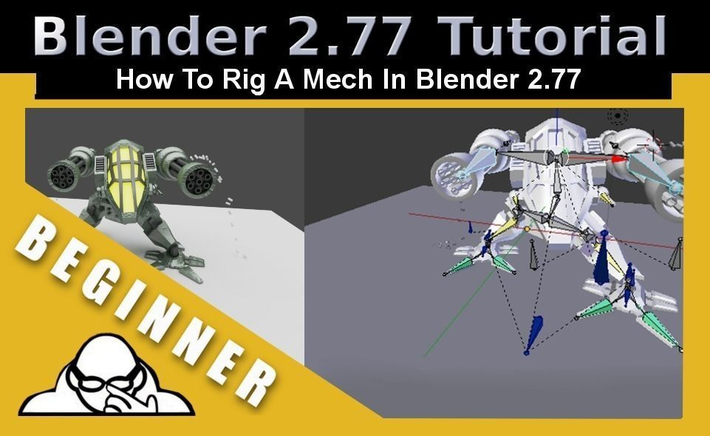 How to rig a mech | CGTrader