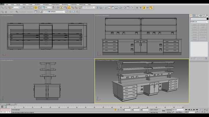 How To Modeling A Lab Table In 3ds Max For Beginner