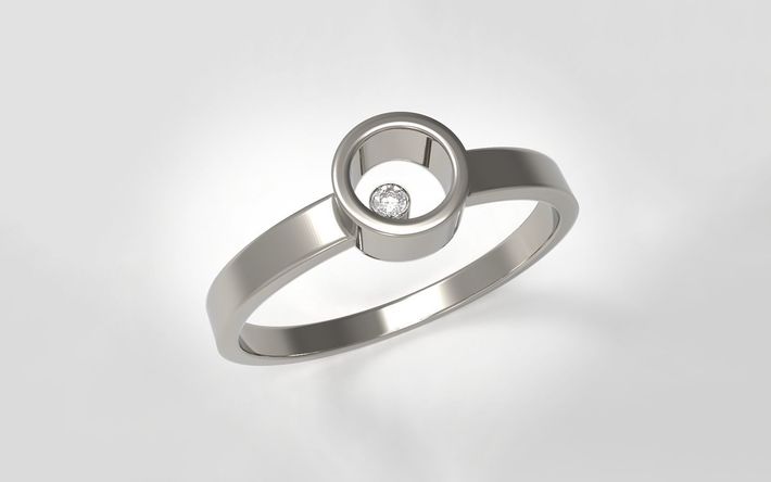 how to make ring with gem in blender