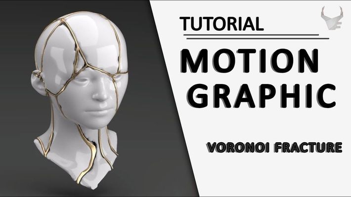 Motion Graphic Using Voronoi Fracture | Cinema 4D Tutorial