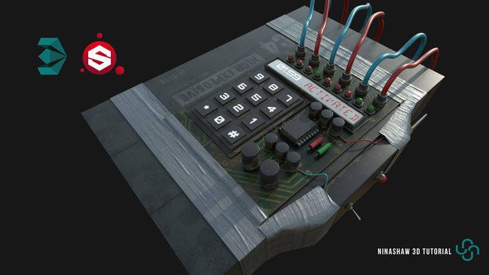 Modeling & Texturing a C4 Explosive with Detonator - Part1 - [Modeling ...