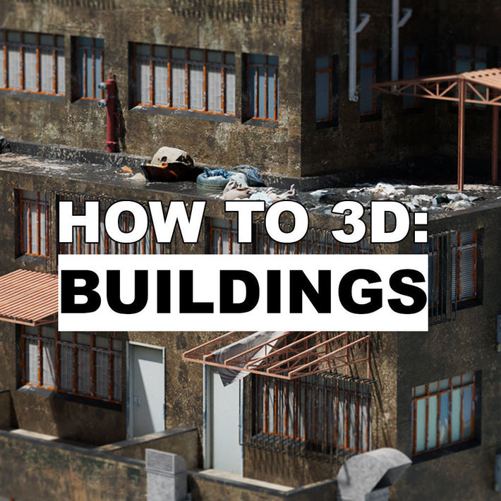 How i model buildings in blender