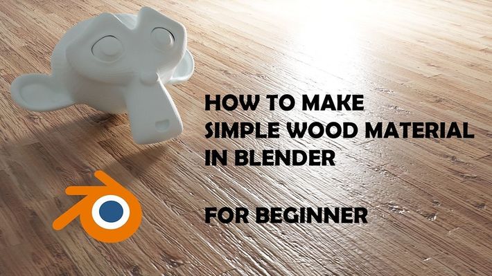How To Make Simple Wood Material In Blender (For Beginner)