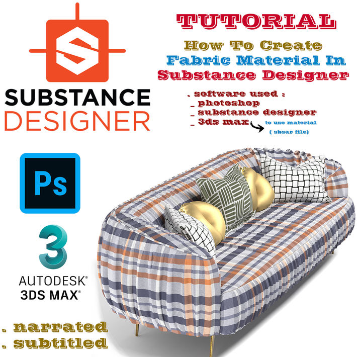 How to Create Fabric Material in Substance Designer Texture