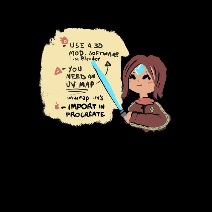 Importing multiple 3D objects in Procreate