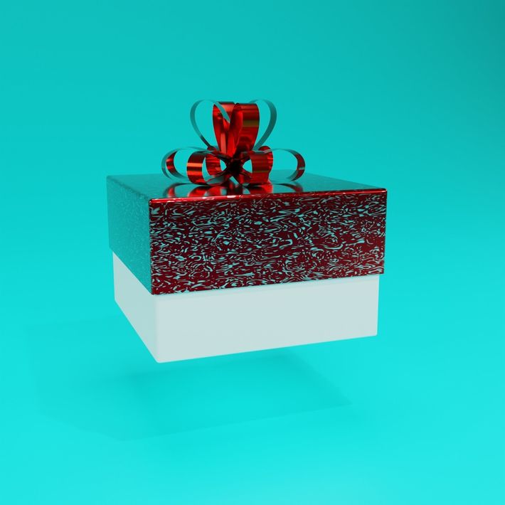 modeling gift box in blender
