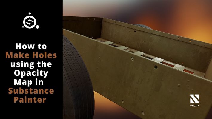 How to Make Holes using the Opacity map in Substance Painter