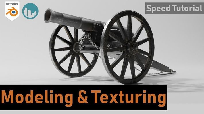 How to make a Cannon with blender and 3DCoat