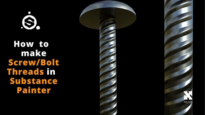 How to Make Screw/Bolt Threads in Substance Painter
