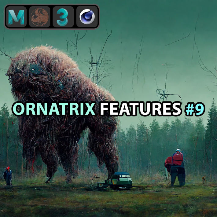 Ornatrix Features #9 - Exporting groups from Maya to 3ds Max/Cinema4D.