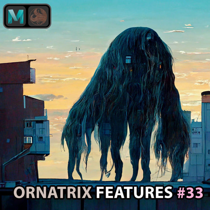 Ornatrix Features #33 - Blending Frizz by group in Maya.