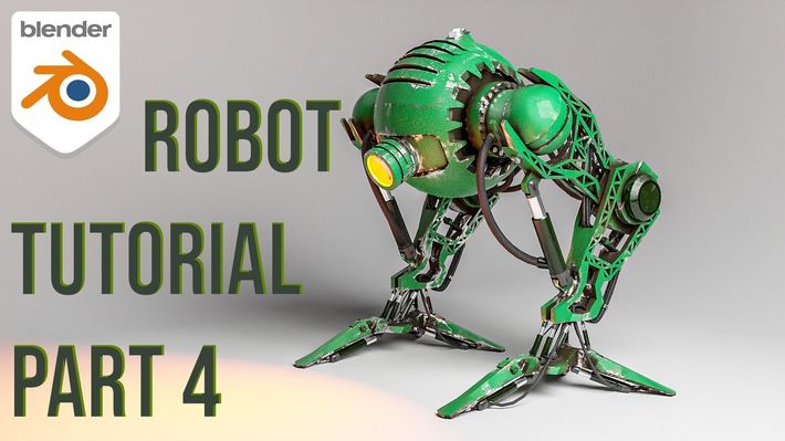 Blender Robot PBR Textures Tutorial [Part 4]