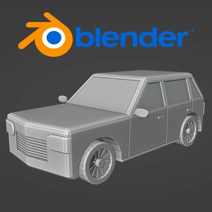 How to make a low poly car model in Blender.