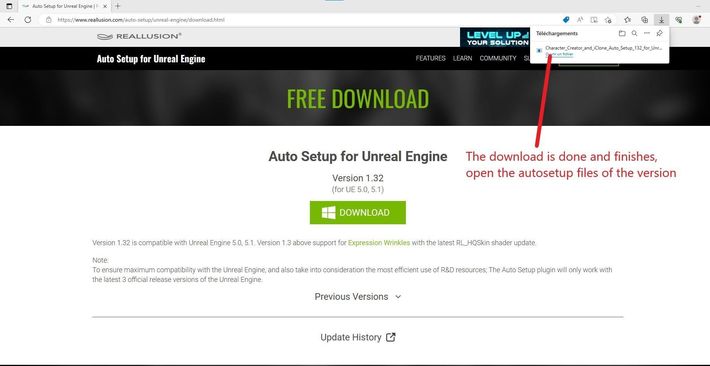 Unreal Engine Auto setup plug-in and import installation tutorial