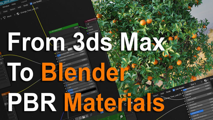 From 3ds Max to Blender. PBR Materials Tutorial