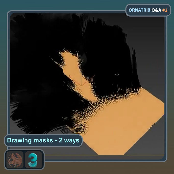 Ornatrix 3ds Max | Master 2 Hair Mask Techniques